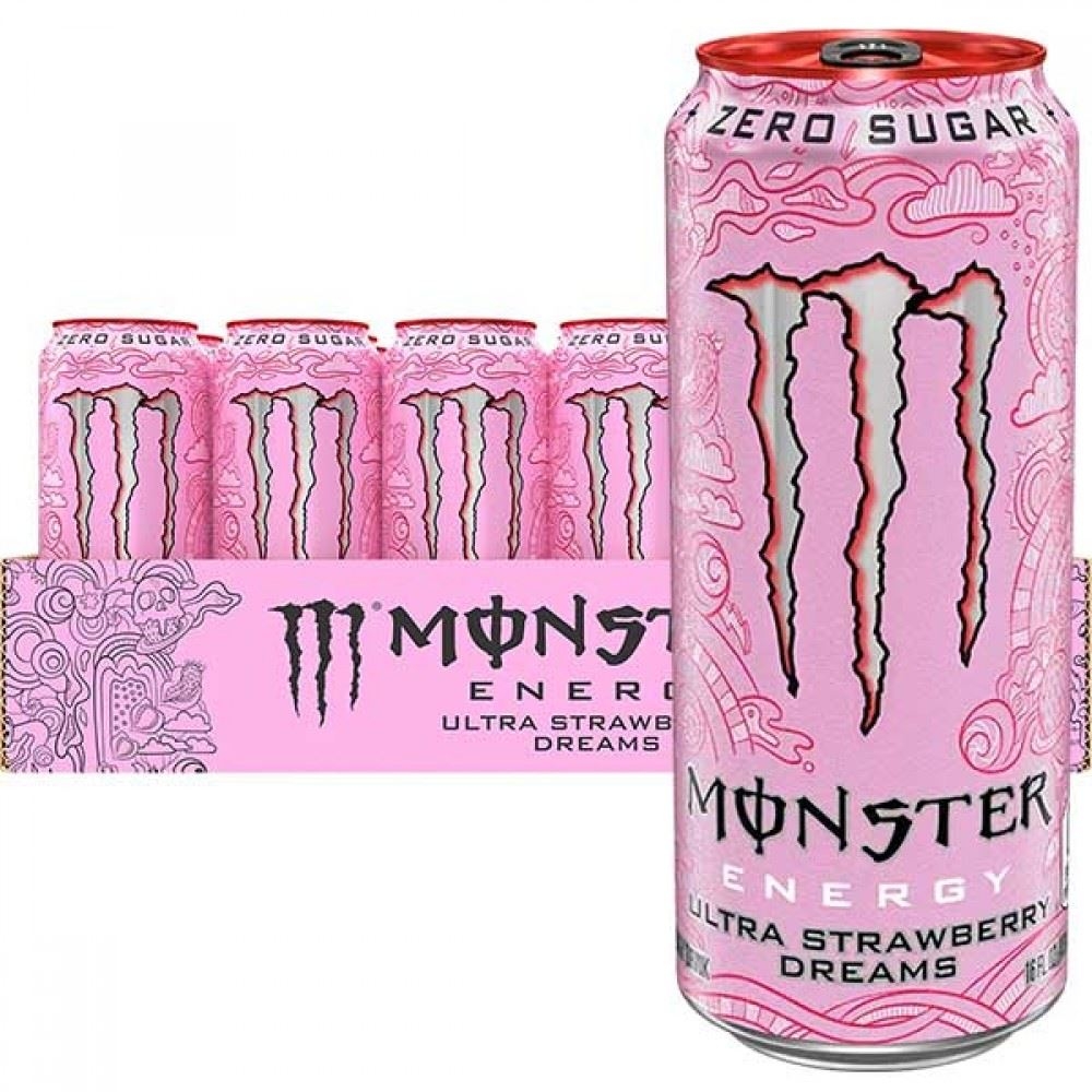 Monster Energy Strawberry Dreams 12x50cl - Famiflora ouvert 7/7